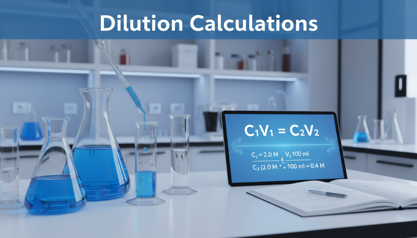 Serial Dilution Calculator – 10‑Fold, 2‑Fold & Custom Dilutions
